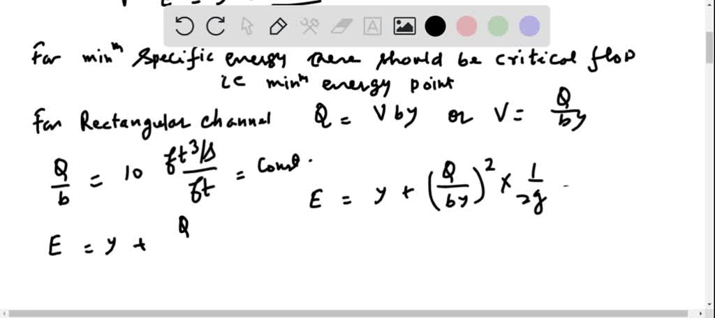 SOLVED Water Flows Within The Rectangular Channel Such That The Flow Is 