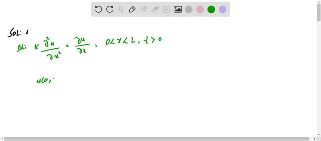 In Problems, solve the heat equation (1) subject to the given ...