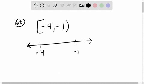 SOLVED:Interval notation is given for several sets of real numbers. Graph the set and write the ...