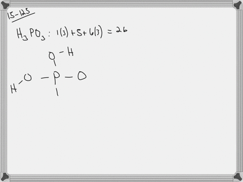SOLVED:Phosphorous acid, H3 PO3, and phosphoric acid, H3 PO4, have ...