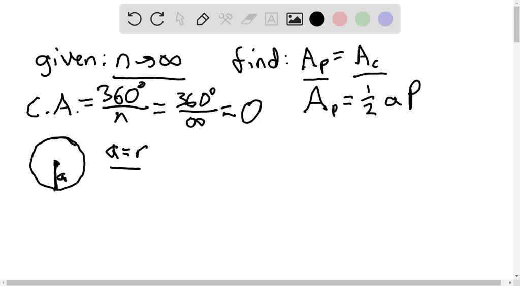Show that the formula for the area of a regular $n$ -… - SolvedLib