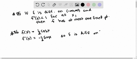 Usar el resultado del ejercicio 85 para demostrar que f(x)= (1)/(2 ...