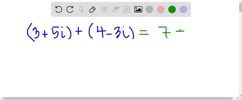 SOLVED:Label each statement true or false. The sum of two complex ...