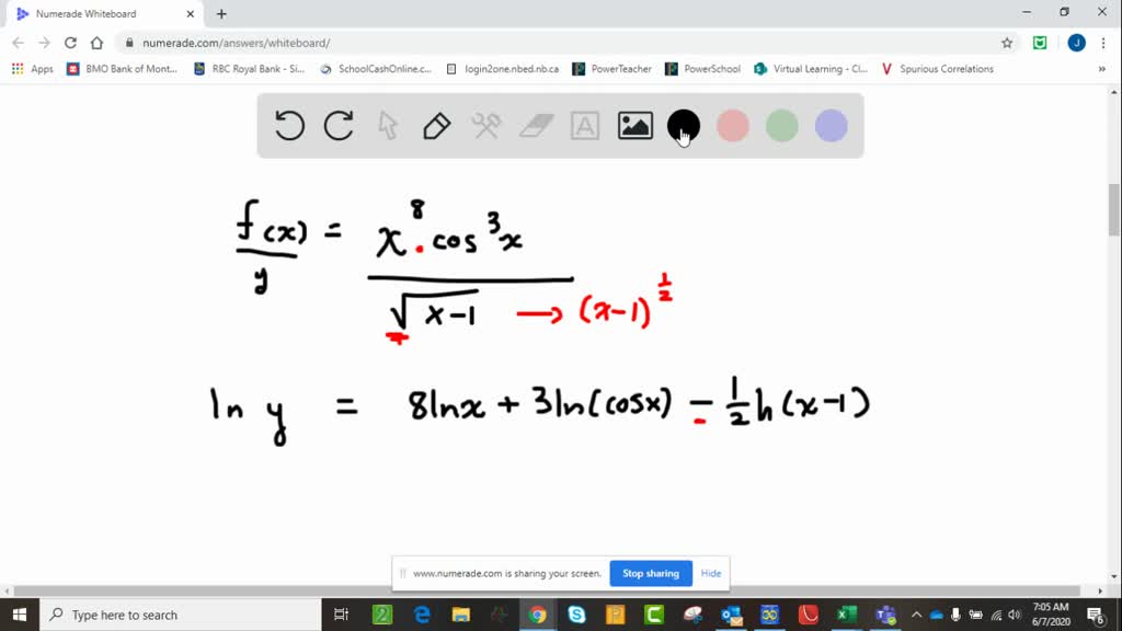 SOLVED:Logarithmic differentiation Use logarithmic differentiation to ... SOLVED:Logarithmic differentiation Use logarithmic differentiation to ...