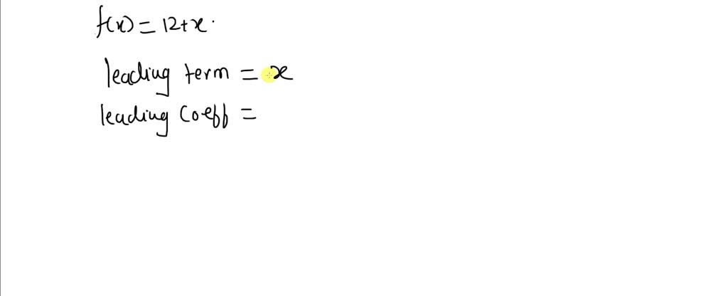 SOLVED:Classify the polynomial as constant, linear, quadratic, cubic ...