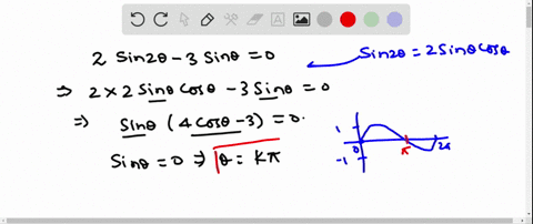 SOLVED:Solving Trigonometric Equations by Using Identities Solve the ...