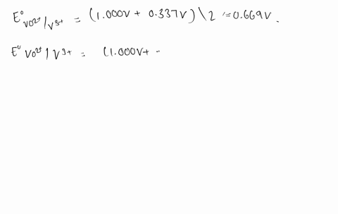 SOLVED:Use data from the text to construct a standard electrode potential diagram relating the ...