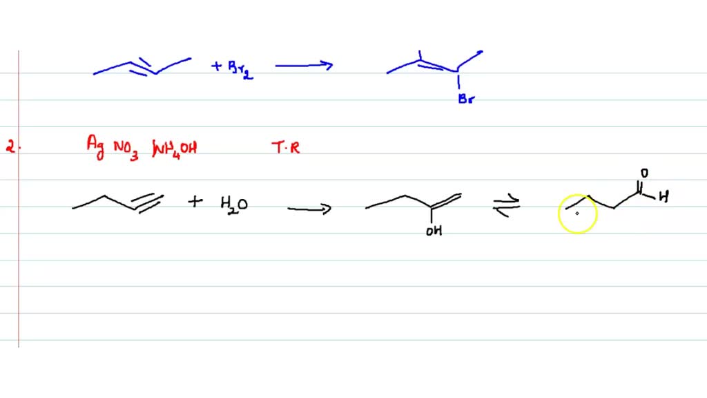 SOLVED:Which of the following reagents can distinguish between 1-butyne ... SOLVED:Which of the following reagents can distinguish between 1-butyne ...