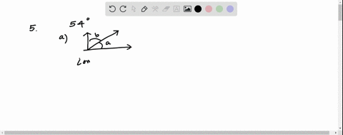 SOLVED:Find (a) the complement and (b) the supplement of an angle with the given measure. 54^∘