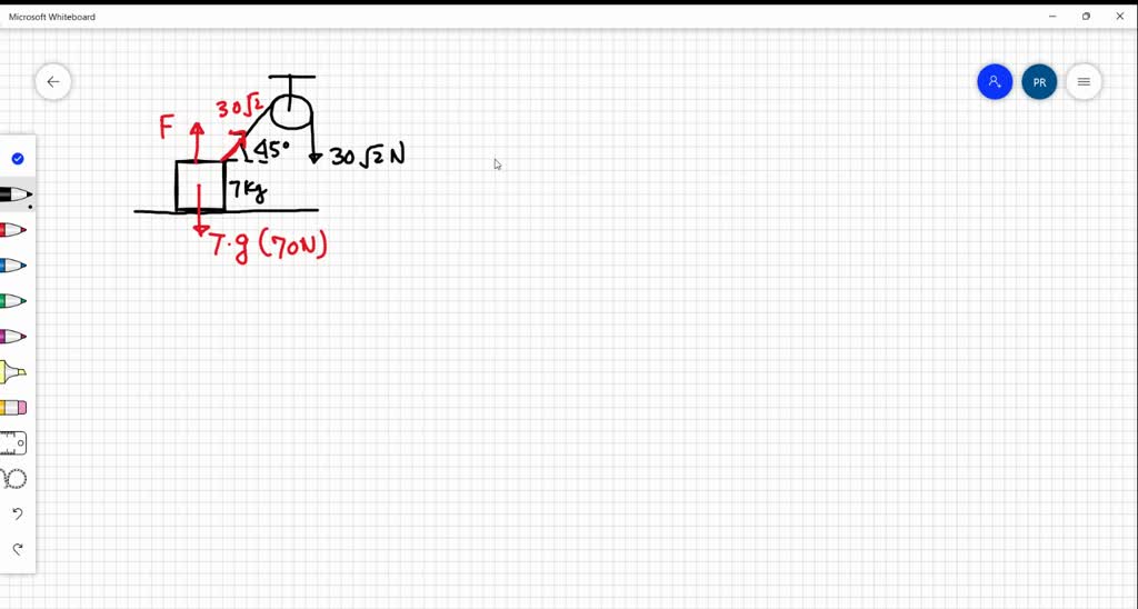 SOLVED:In the arrangement shown, the pulley is smooth and the rope is ...
