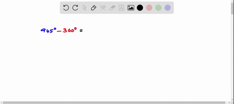 SOLVED:Determine the angle of the smallest possible positive measure ...