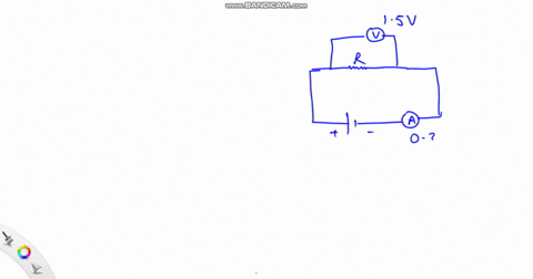 SOLVED:As shown in Fig. 26-4 the ammeter-voltmeter method is used to ...