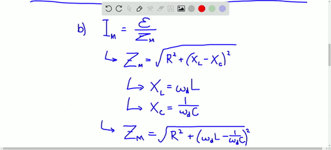 SOLVED:An alternating emf source with a variable frequency fd is connected in series with a 50 ...