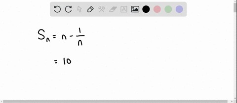⏩SOLVED:Given an infinite sequence of integers, the sum of whose ...