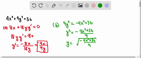 SOLVED:1-4 (a) Find y^' by implicit differentiation. (b) Solve the ...