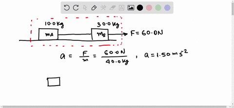 SOLVED:(a) Calculate the tension in the string joining the two masses ...