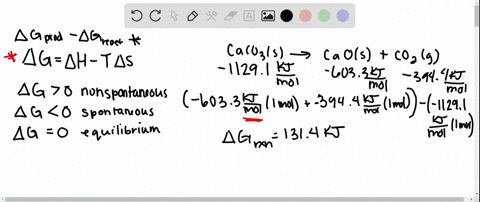 ⏩SOLVED:Consider the thermal decomposition of calcium carbonate ...
