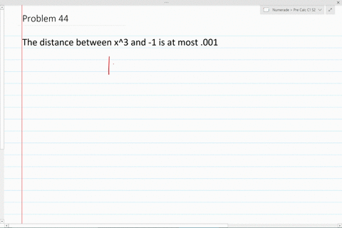SOLVED:Rewrite each statement using absolute value notation, as in Example 5. The distance ...