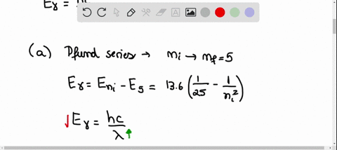 SOLVED:In the line spectrum of atomic hydrogen there is also a group of ...