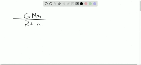 ⏩SOLVED:An object of mass m is dropped from height h above a planet ...