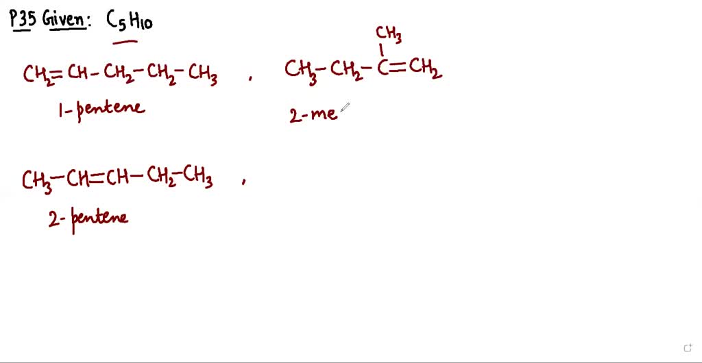SOLVED:Write the structures and names for all the isomeric compounds ...