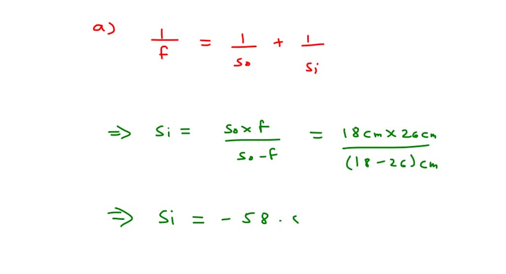 SOLVED:An object 4.50 cm tall is placed 18.0 cm from a converging lens ...