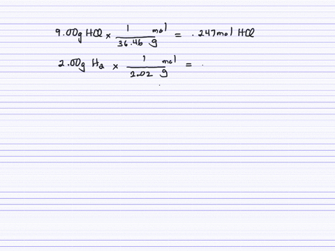 SOLVED:A certain laser uses a gas mixture consisting of 9.00 g HCl, 2.00 g H2, and 165.0 g of Ne ...