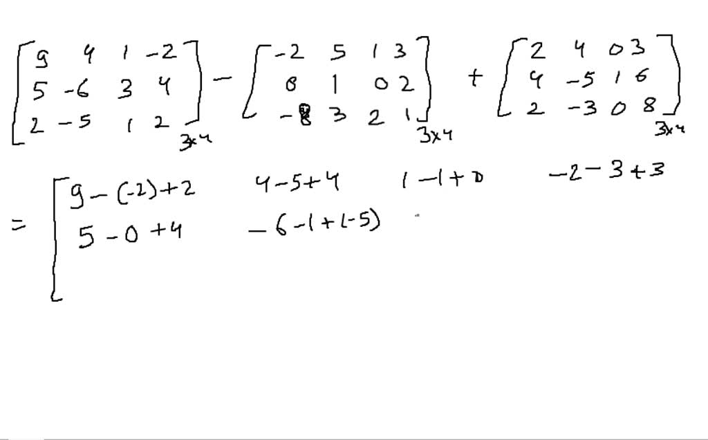 SOLVED Perform Each Operation If Possible 9 4 1 2 5 6 3 4 2 5 1 2
