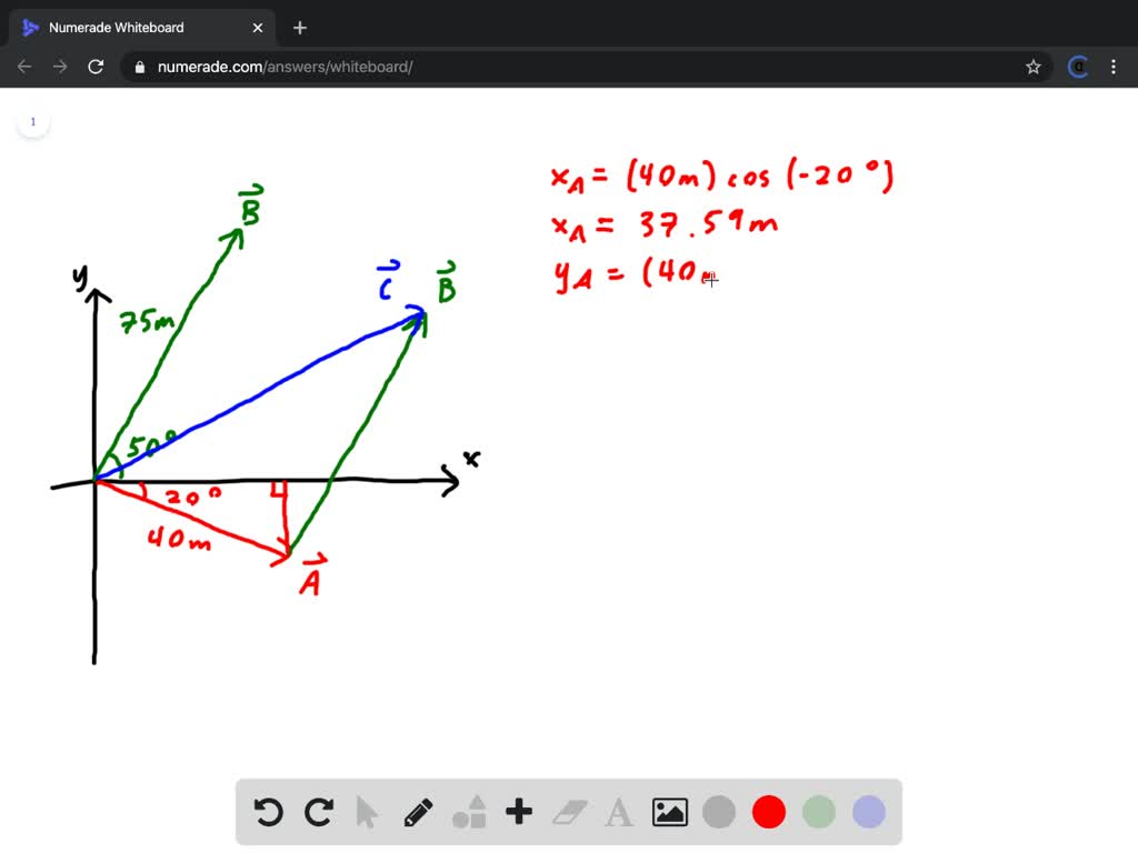 SOLVED:Three displacement vectors of a croquet ball are shown in Figure $\mathrm{P} 3.43$, where ...
