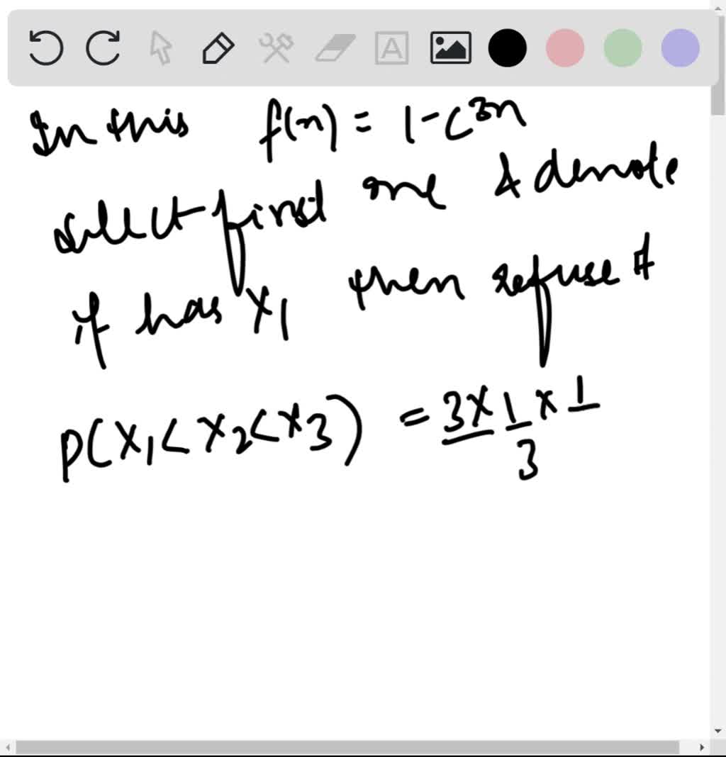 SOLVED:Let Y4 be the nth order statistic of a random sample, n=4, from ...