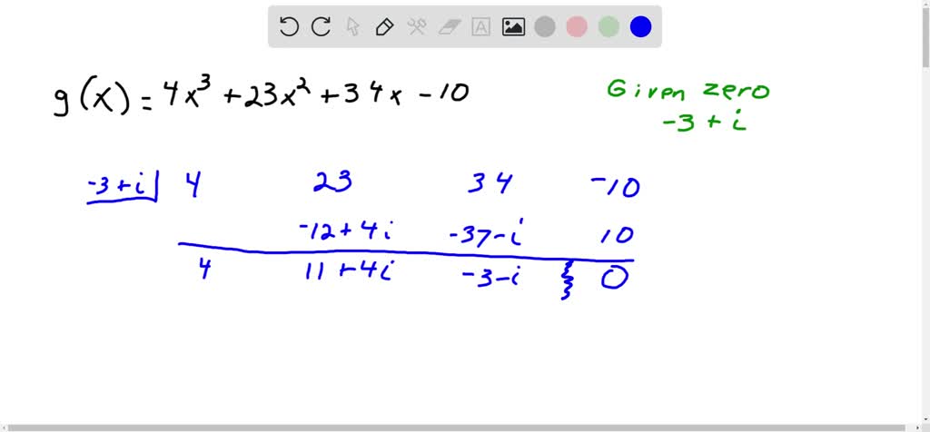 Finding The Zeros Of A Polynomial Function In Exercises Use The Given 8996