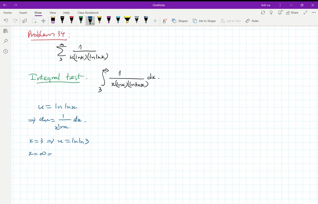 SOLVED:Use the Divergence Test, the Integral Test, or the p-series test ...