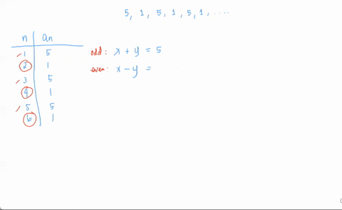 SOLVED:Find a formula for the general term an of the sequence, assuming that the pattern of the ...
