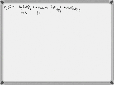 Suppose you were trying to remove 50.3 g of mercury (II) nitrate, Hg(NO ...