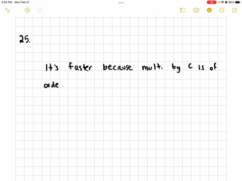 SOLVED:The FFT implementation has three calls to eval, just as the ...