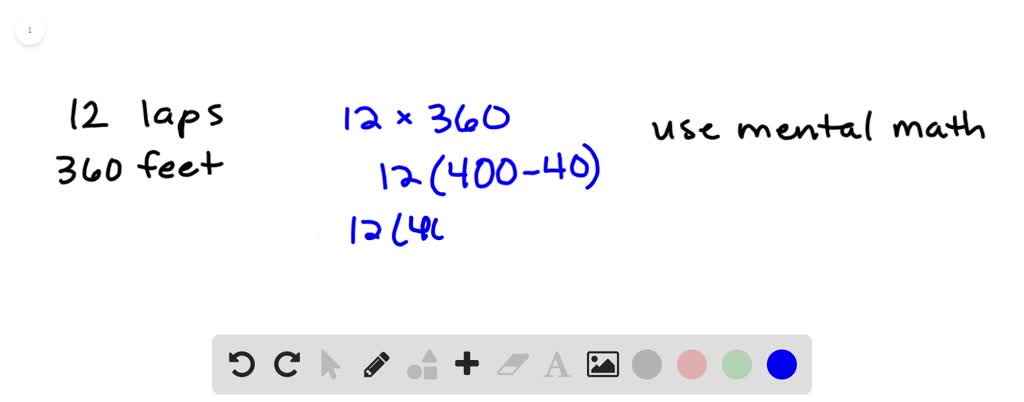 The perimeter of a baseball diamond is about 360 ft. If you take 12 ...