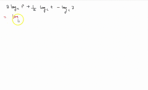 SOLVED:Express as an equivalent expression that is a single logarithm and, if possible, simplify ...