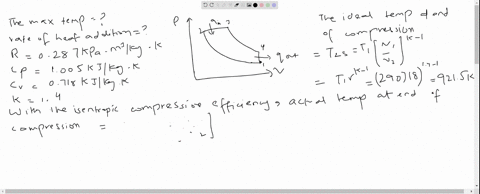 SOLVED:An ideal Diesel cycle has a compression ratio of 18 and a cutoff ...