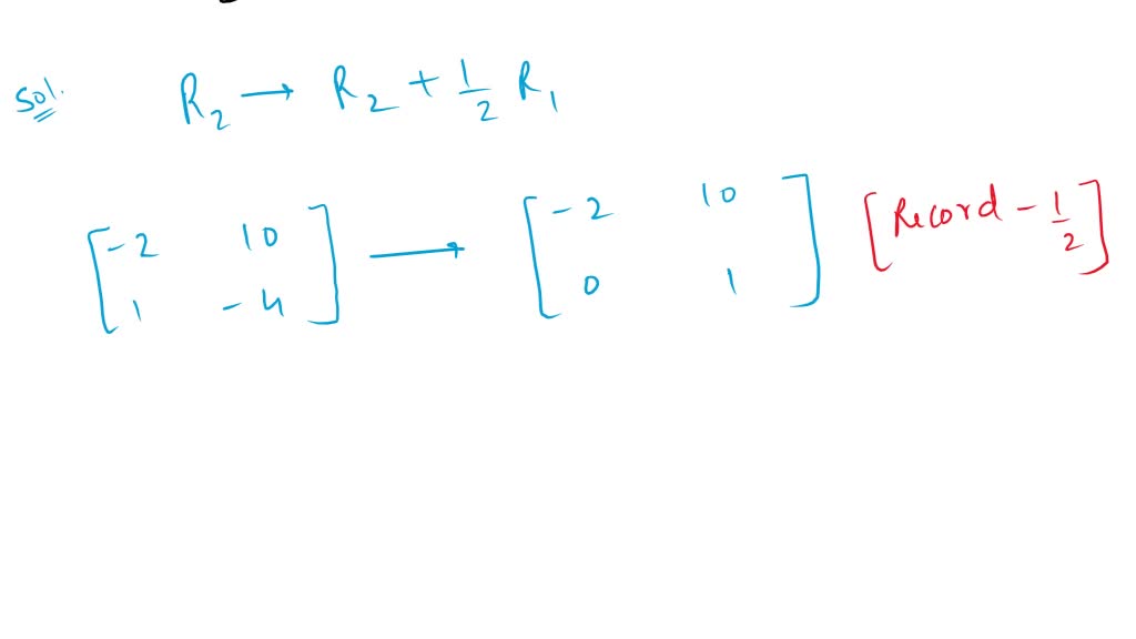 Use The Procedure Illustrated In Examples 3 And 4 To Find The Lu Factorization Of The Given
