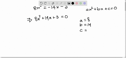 ⏩SOLVED:Evaluate the discriminant for each equation. Then use it to… | Numerade