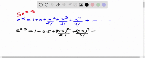 SOLVED:Determine the value of 5 e^0.5, correct to 5 significant figures ...