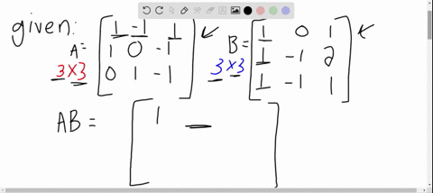 SOLVED:Determine whether B is the multiplicative inverse of A using A A^{-1}=I. A=\left[\begin ...