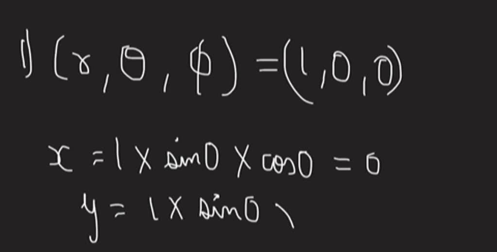 SOLVED:Find the cartesian coordinates (x, y, z) of the points whose ... SOLVED:Find the cartesian coordinates (x, y, z) of the points whose ...