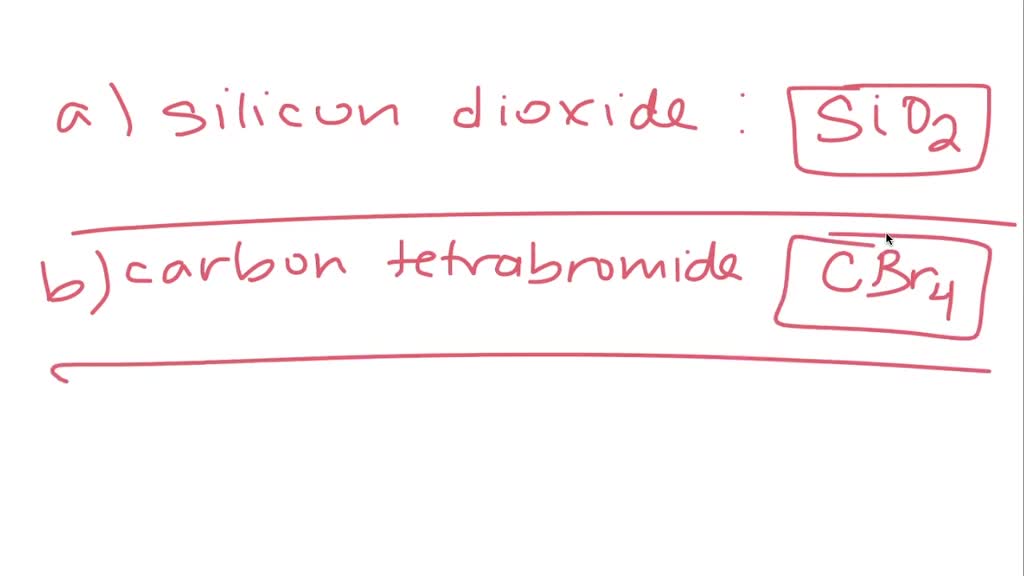 SOLVED:Write the formula for each of the following molecular compounds ...
