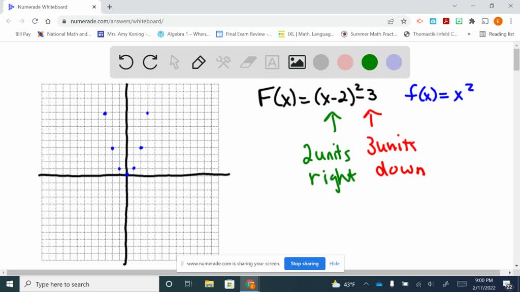 SOLVED:Graph each quadratic function. Label the vertex and sketch and label the axis of symmetry ...
