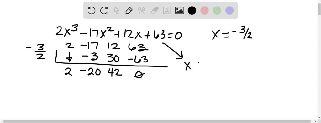 SOLVED:Using the Factor Theorem In Exercises 47-52, use synthetic division to show that x is a ...