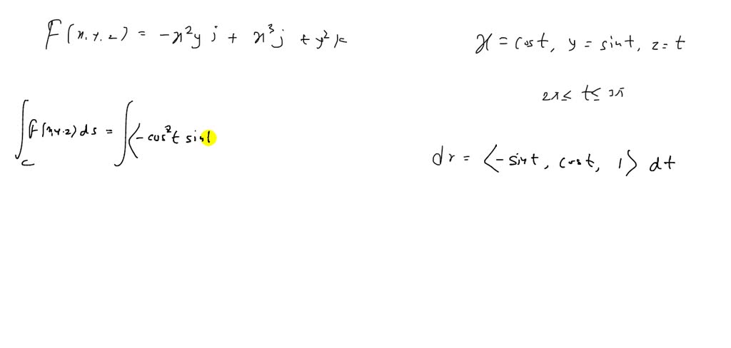 ⏩solvedevaluate Each Of The Vector Field Line Integrals Over The Numerade