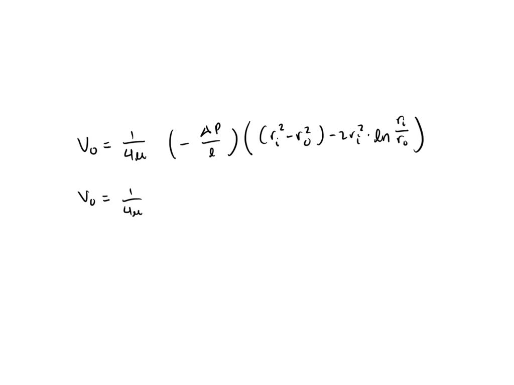 An incompressible Newtonian fluid flows steadily between two infinitely ...