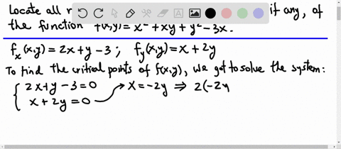 SOLVED:Locate all relative maxima, relative minima, and saddle points ...