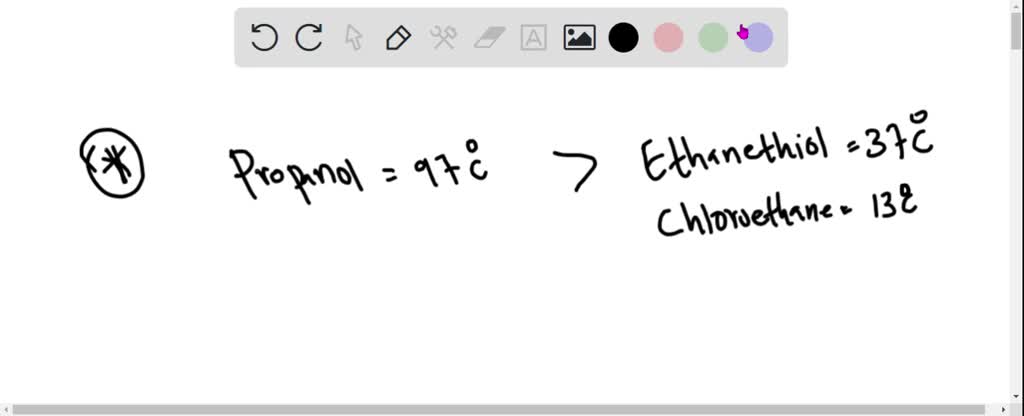 SOLVED:The boiling point of methylcyclohexane (C1 H12. MW 98.2) is 101 ...